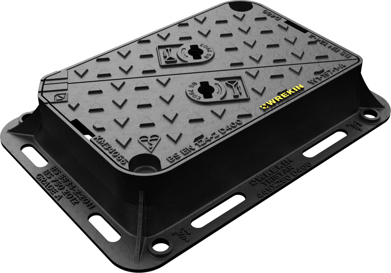 D400 Ductile iron Surface box 445 mm x 280 mm DBT0D4/4428/KT | Wrekin